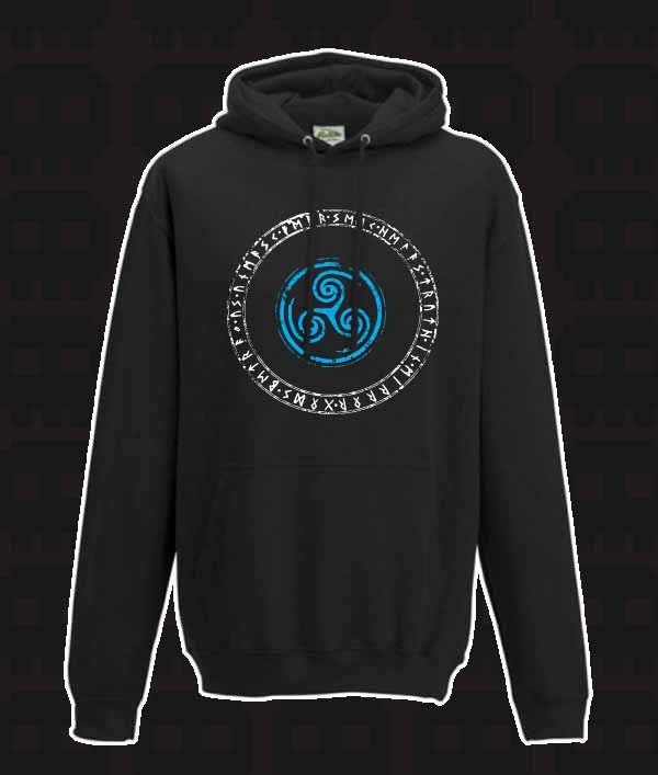 Hellblade: Senua's Sacrifice Runes and Triskelion Hoodie/hooded ...