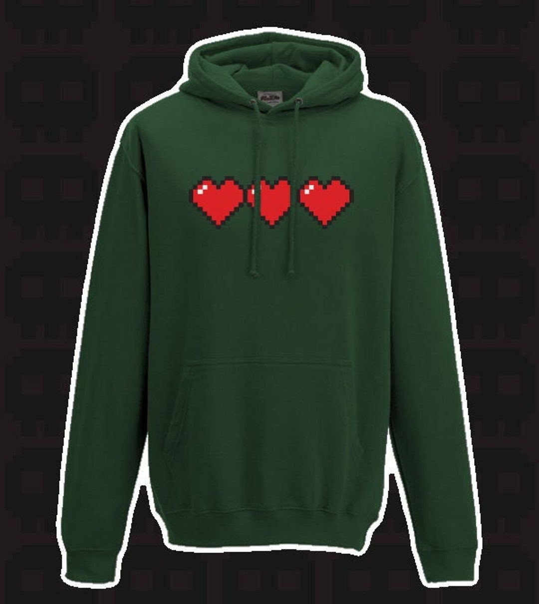 Pixel Hearts - Retro Gaming - Life Meter - Video Game - Health Bar - 3 ...