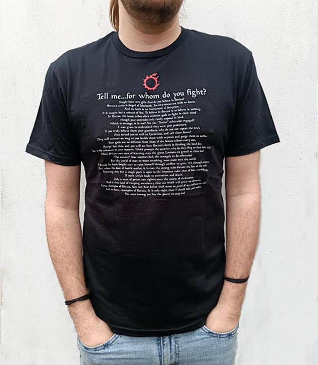 Praetorium Quote - Gaius Van Baelsar - Final Fantasy XIV Mens Fit T ...