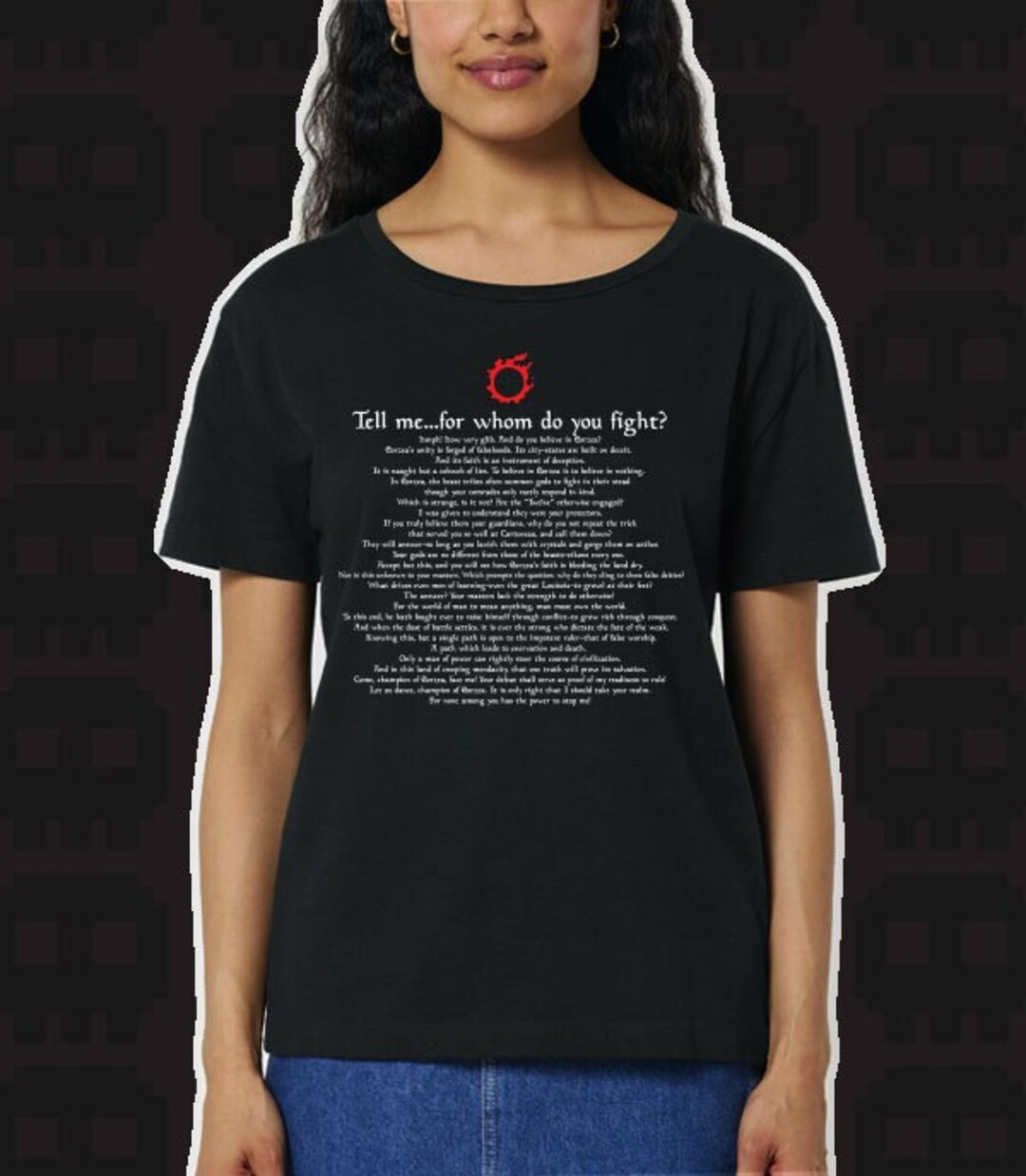 Praetorium Quote - Gaius Van Baelsar - Final Fantasy XIV - Womens Fit T ...