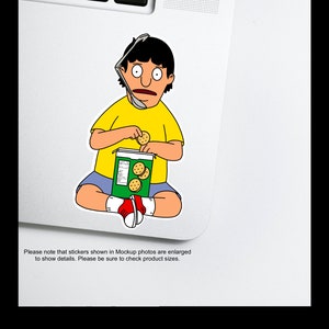 Gene Belcher Conversations With Ken Laptop Sticker | Bob's Burgers - Etsy