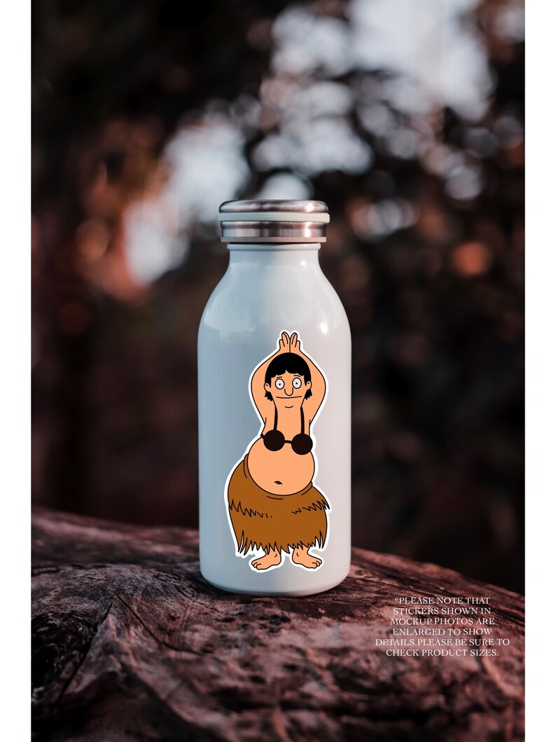Gene Belcher Hula Dancer Laptop Sticker Bob's Burgers - Etsy