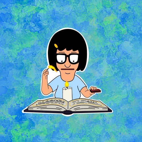 Tina Belcher With Ponies 3 Inch Vinyl Sticker for Flasks | Etsy