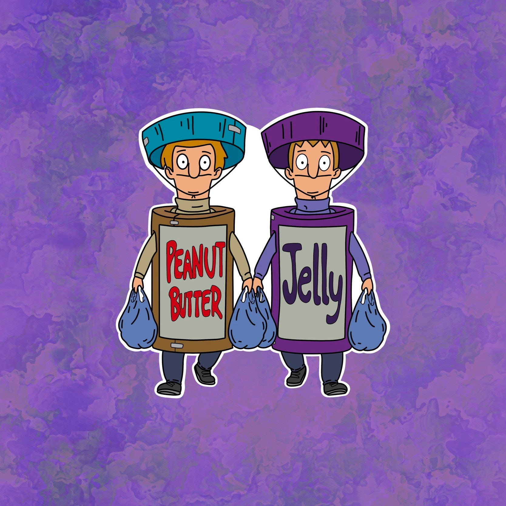 Bob's Burgers Andy and Ollie Halloween Sticker - Etsy