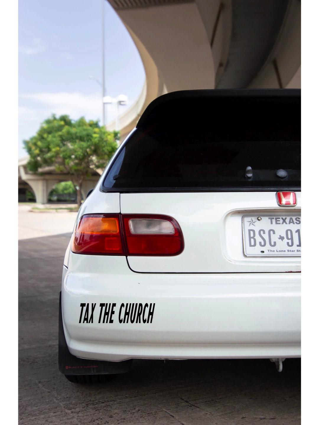 Tax the Church Decal | Car Window, Laptop Decal | Bumper Sticker | 2 in ...