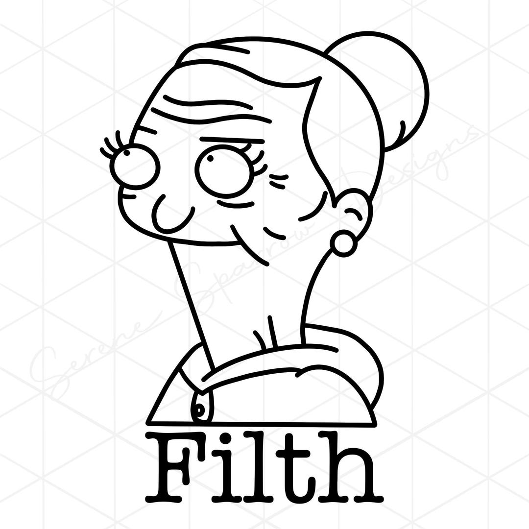 Edith Cranwinkle Filth SVG Cut File | Cricut Cut File | Digital ...