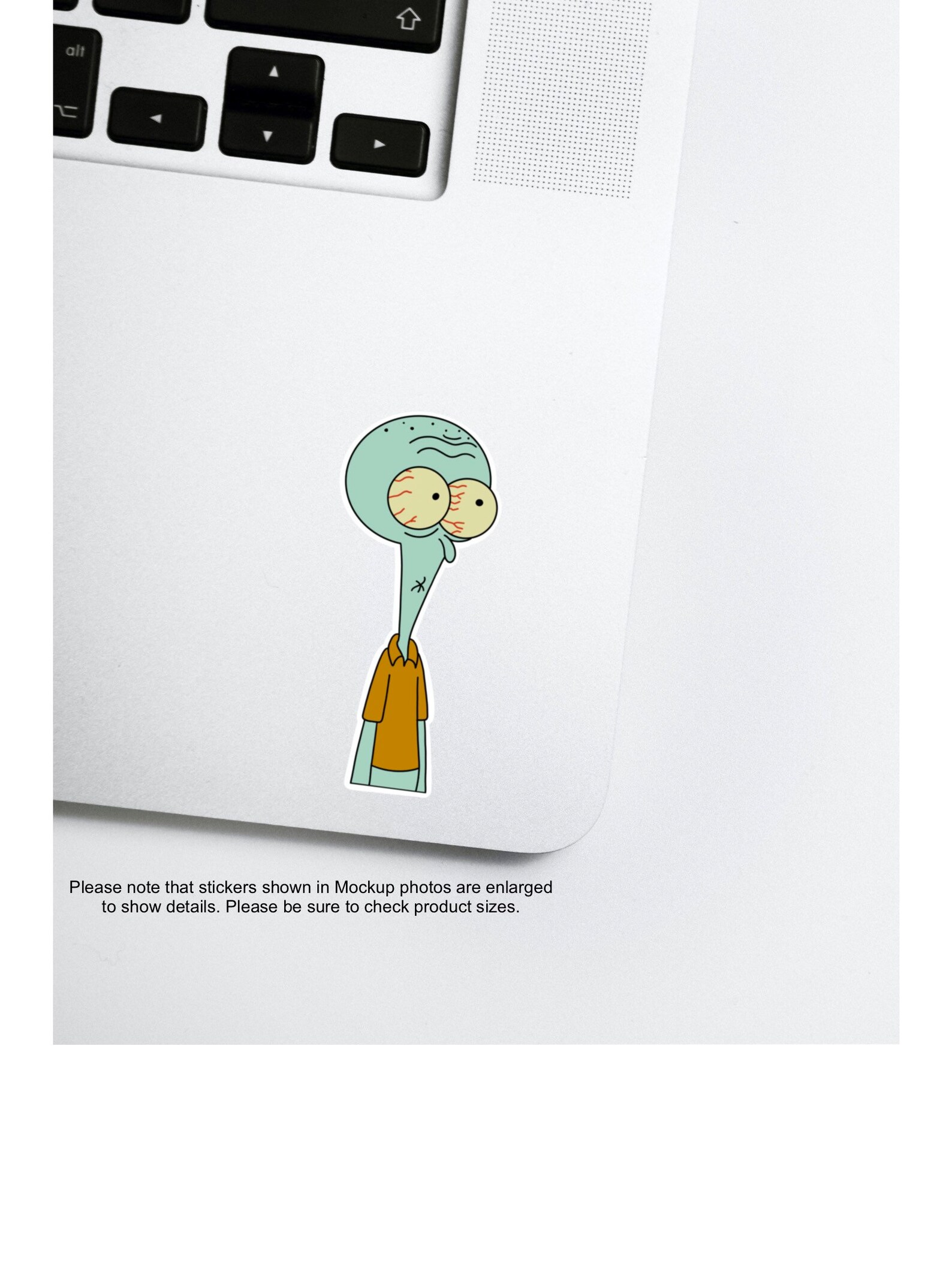Squidward Laptop Stickers Spongebob Squarepants - Etsy