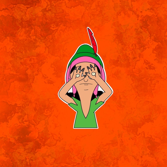 Louise Belcher Peter Pans Labyrinth Sticker Bob's | Etsy