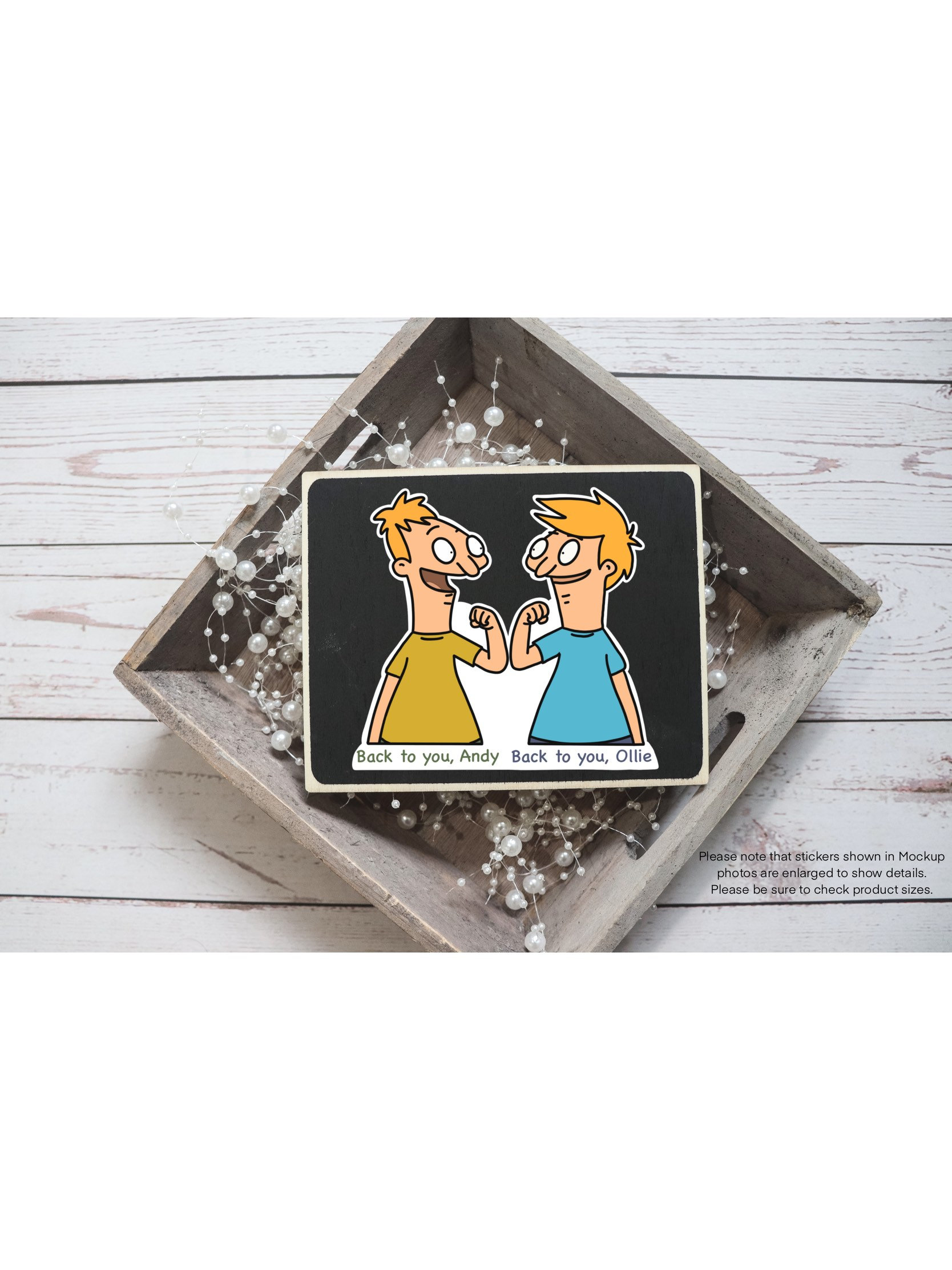 Bob's Burgers Andy and Ollie Laptop Sticker | 2.5 Inches - Etsy