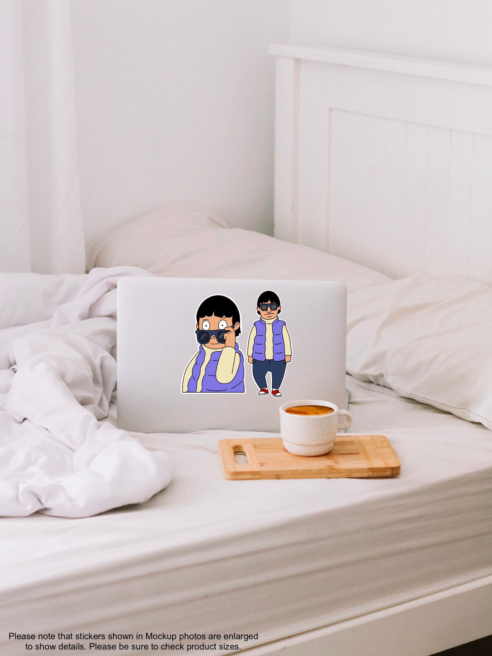 Gene Belcher Laptop Stickers Bob's Burgers | Etsy