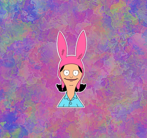 Louise Belcher Serial Killer Face Laptop Hydroflask Sticker | Etsy