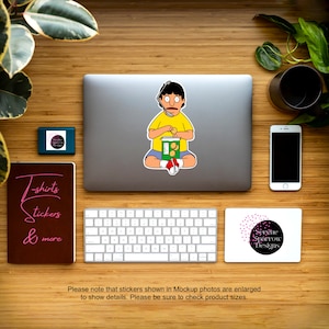 Gene Belcher Conversations With Ken Laptop Sticker | Bob's Burgers - Etsy