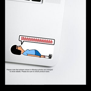 Tina Belcher Uhhhhhhh Laptop Sticker | Bob's Burgers - Etsy