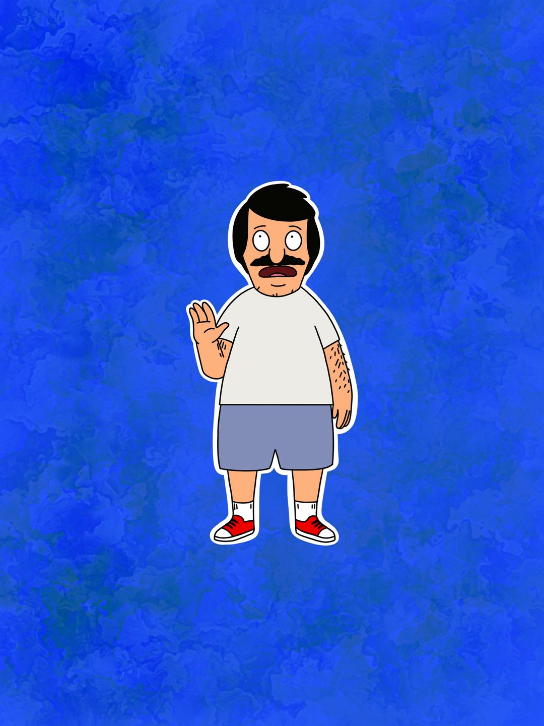 Gene Belcher as Bob Laptop Sticker | Bob's Burgers - Etsy