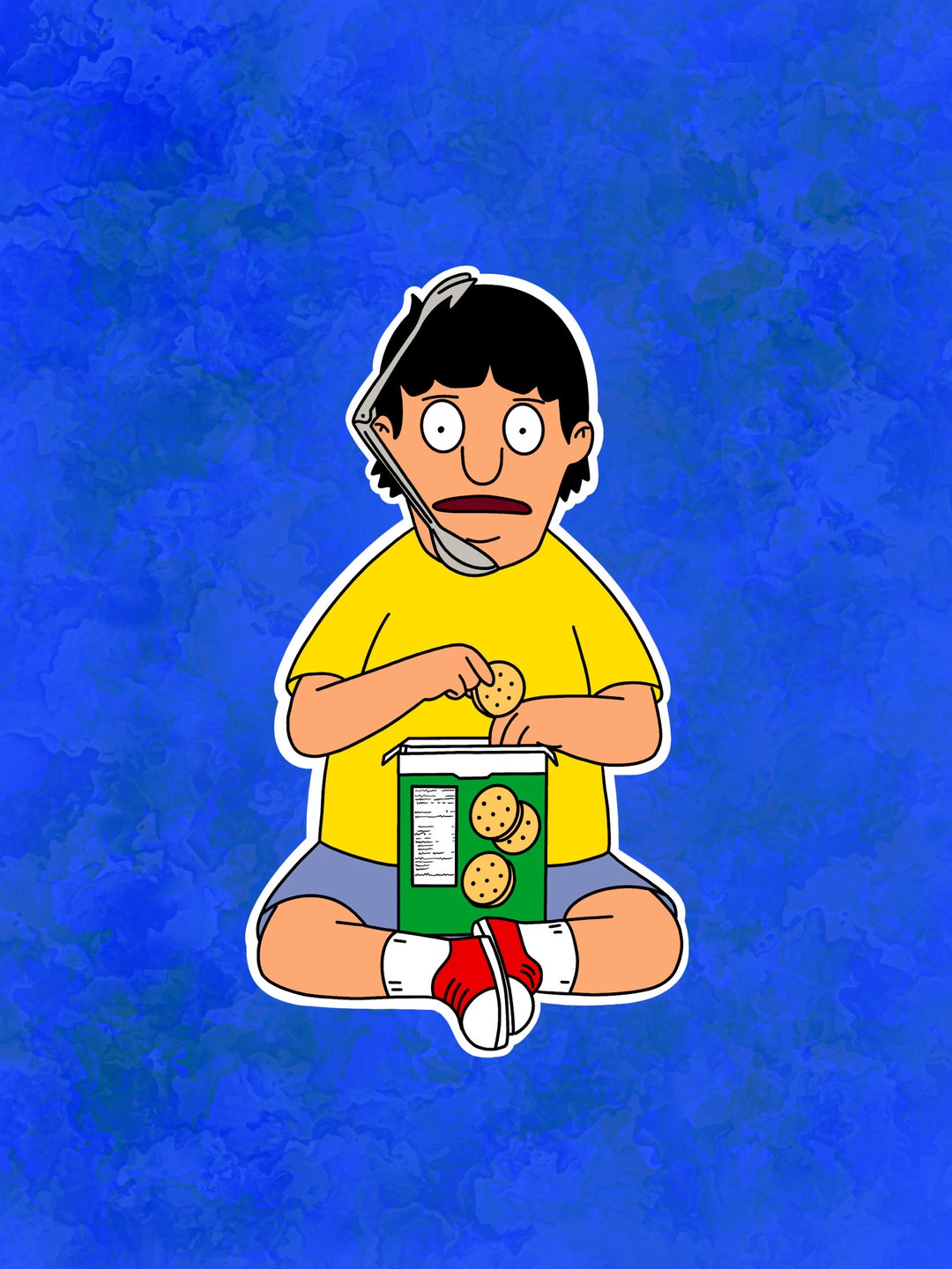 Gene Belcher Conversations With Ken Laptop Sticker | Bob's Burgers - Etsy