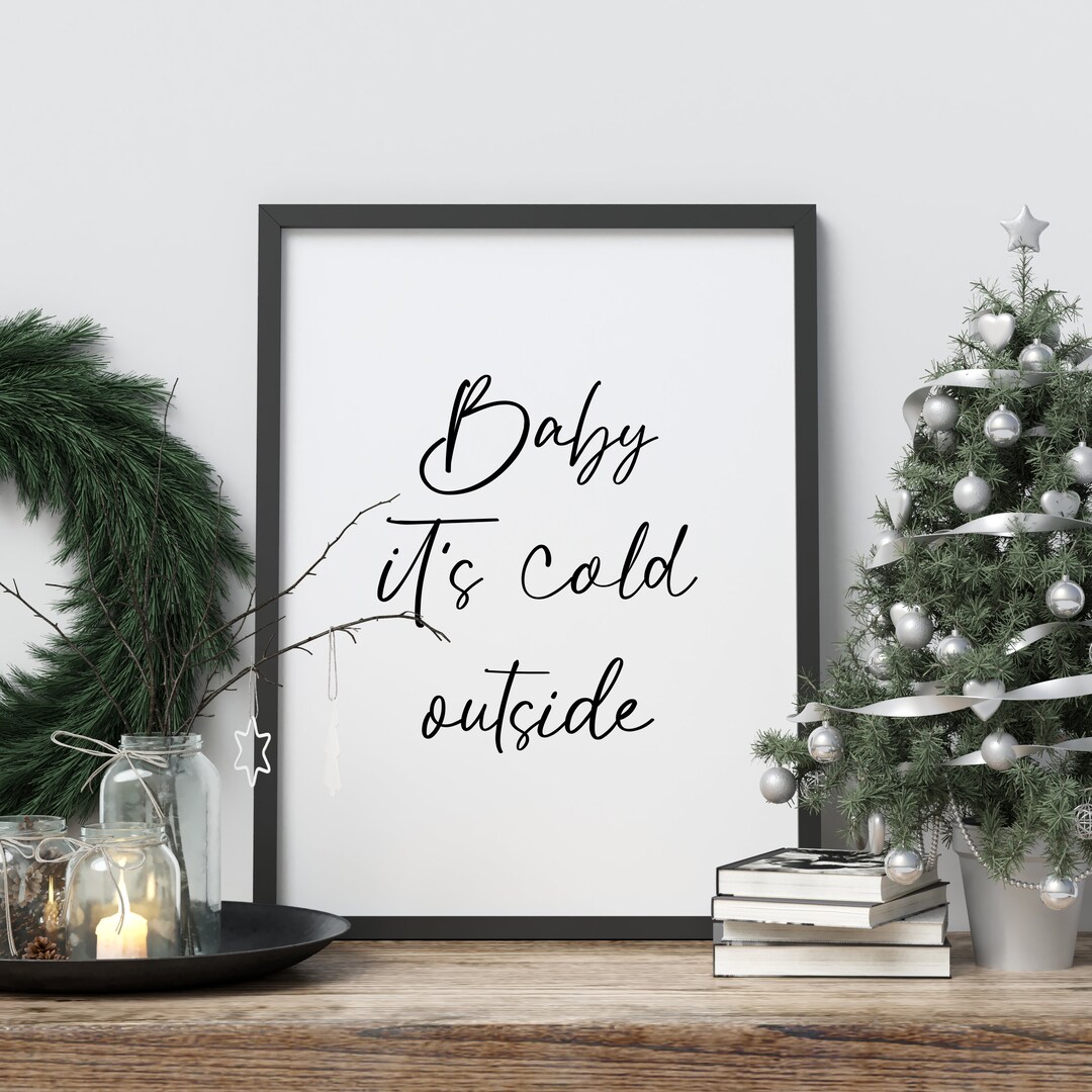 Baby its cold outside Weihnachten Christmas Winter - Etsy.de