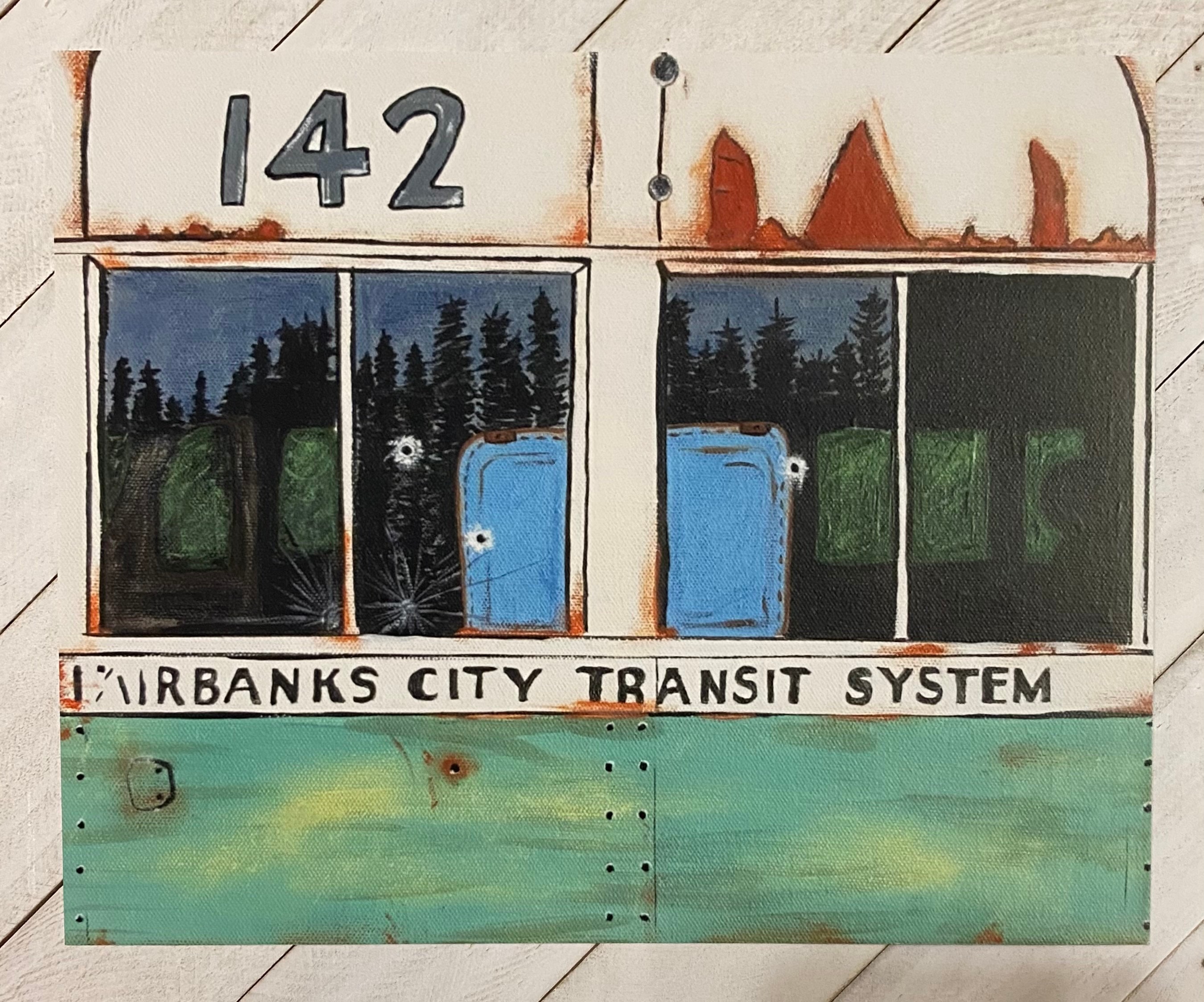 Into the Wild Bus 142: High-quality Giclee Print Made From Original ...