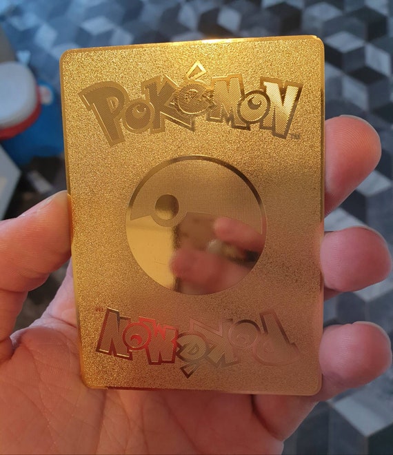 Toys & Games Card Games Hitmonchan Base Set Gold Metal Pokemon Card ...