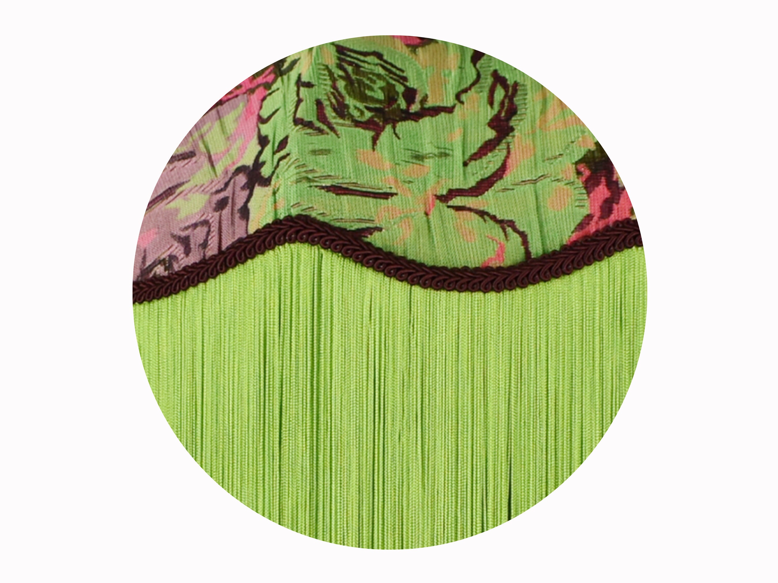 Lampshade, Vintage Modern, Hot Pink, Lime, Berry, Metallic Gold With ...