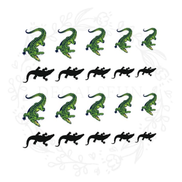 Alligator Decals - Etsy