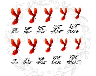 Phoenix Nail Art - Etsy