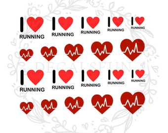 I Love Running - Etsy