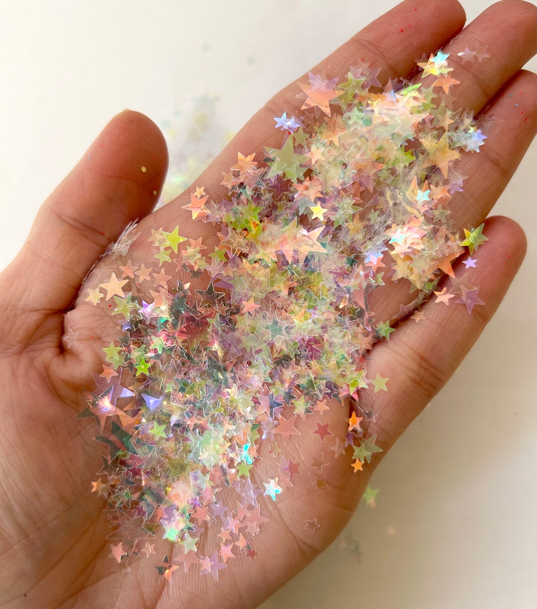 Star Glitter, Holographic Stars Glitter, Decoration, Nail Art, Material ...