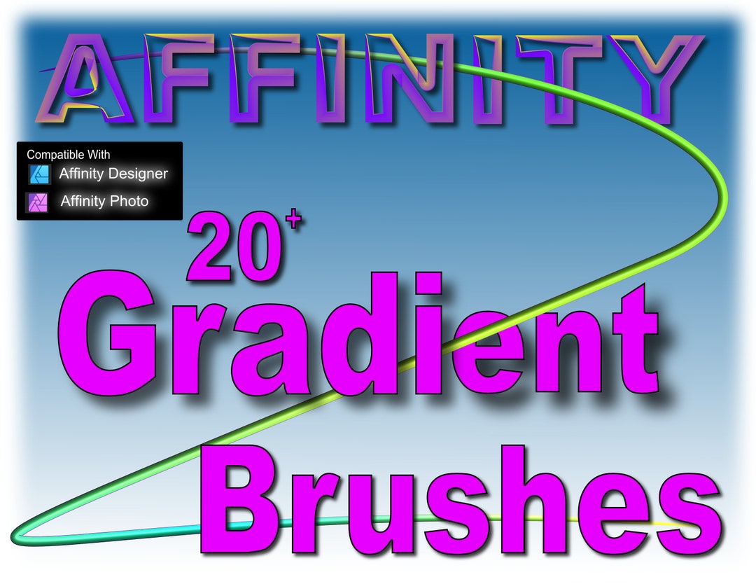 Affinity: Gradients Brushes - Etsy