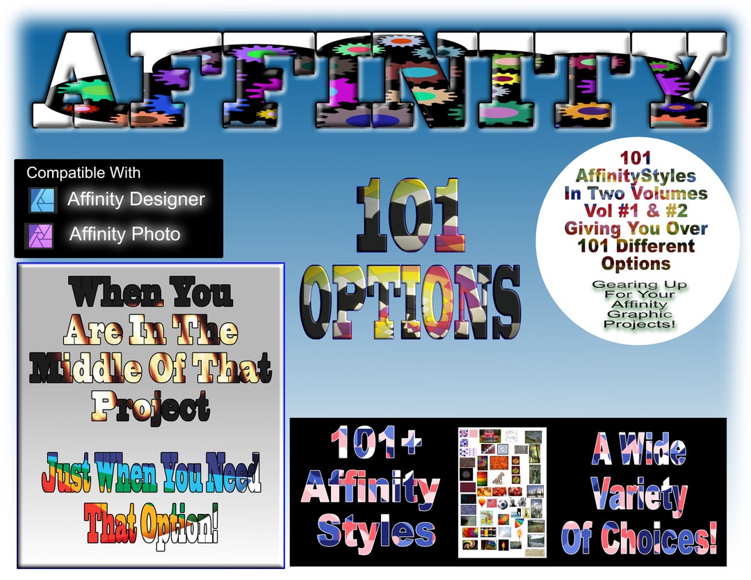 101+ Affinity Styles: Two Volumes (PDF Download) - Etsy