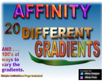 9 Rose Gold Metallic Gradient Swatches for Affinity Designer - Etsy