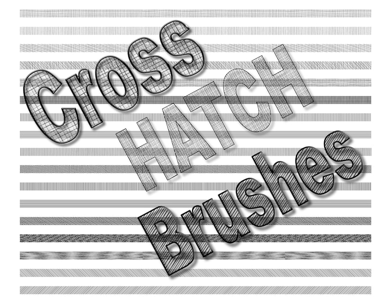 Affinity: Cross-hatch Pixel Persona Brushes - Etsy