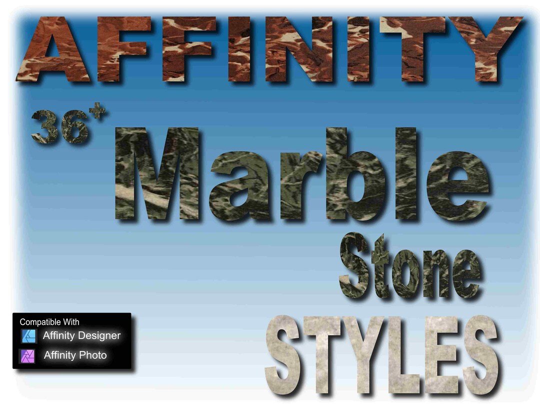 Affinity Styles: Marble Styles - Etsy