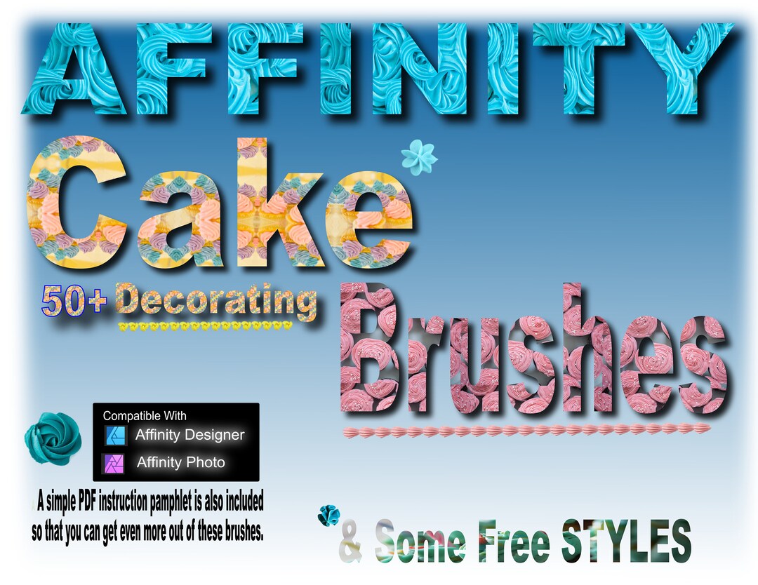 Affinity: Cake Decorating Brushes - Etsy