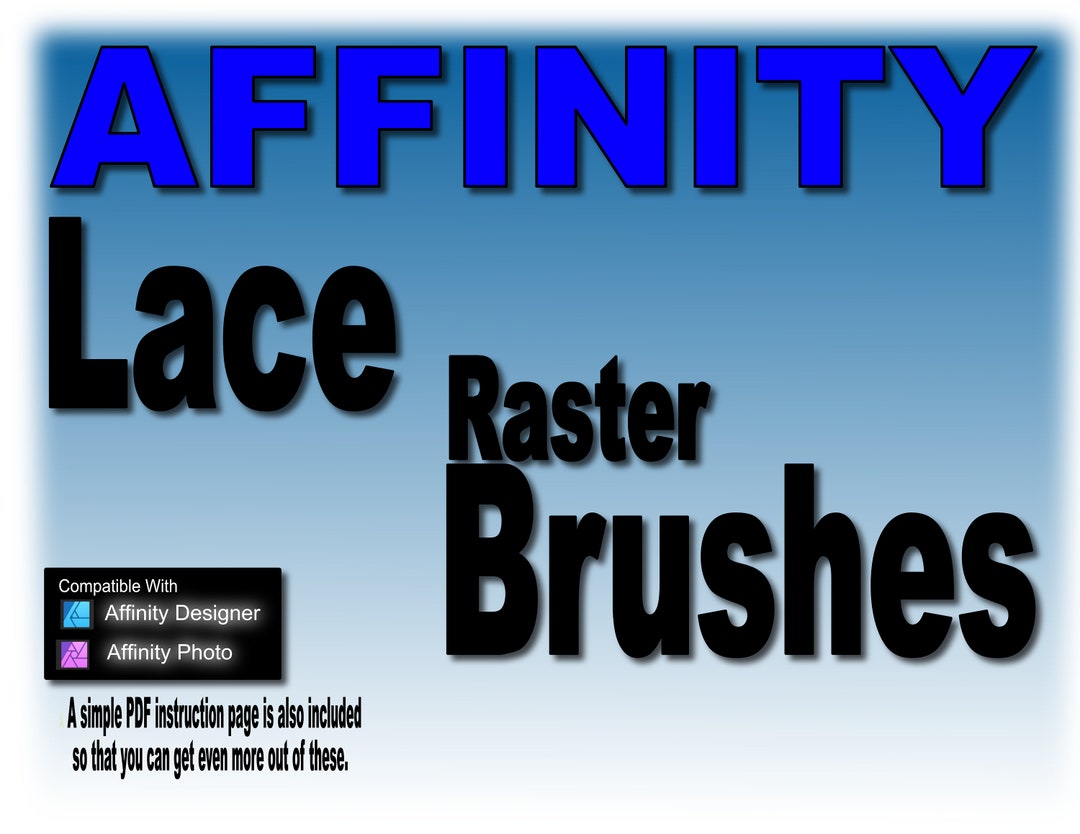 Affinity: Lace Pixel Persona Brushes & Free Lace Vector Intensity ...