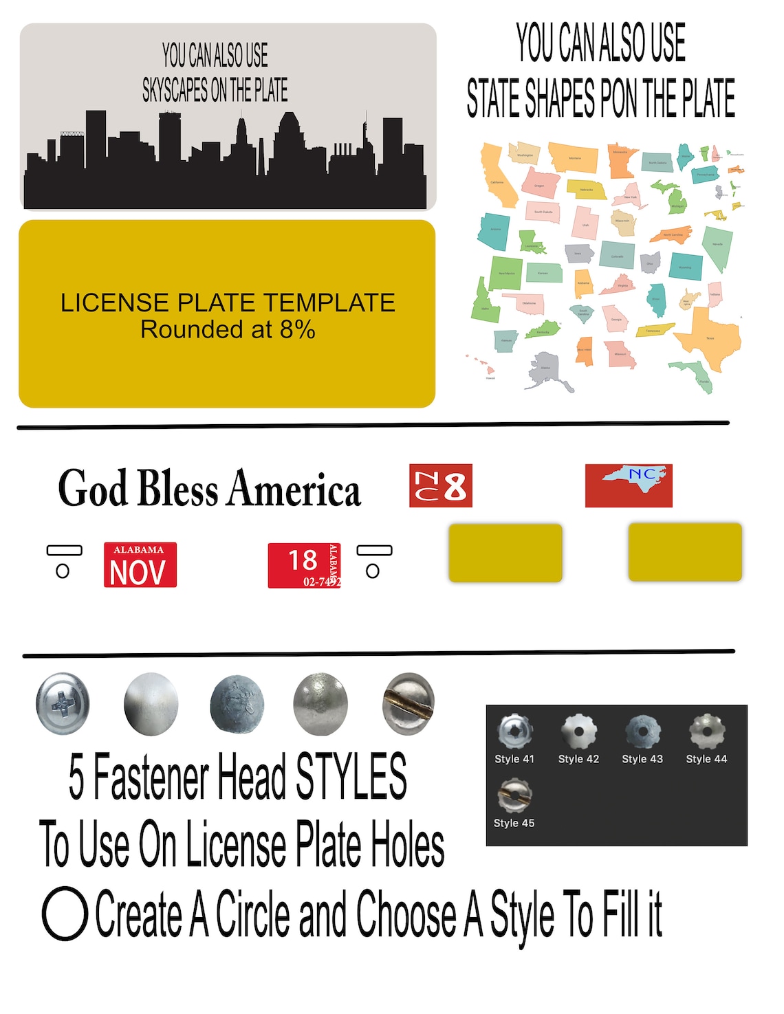 Affinity Serif Affinity KIT A License Plate Kit With 13 - Etsy