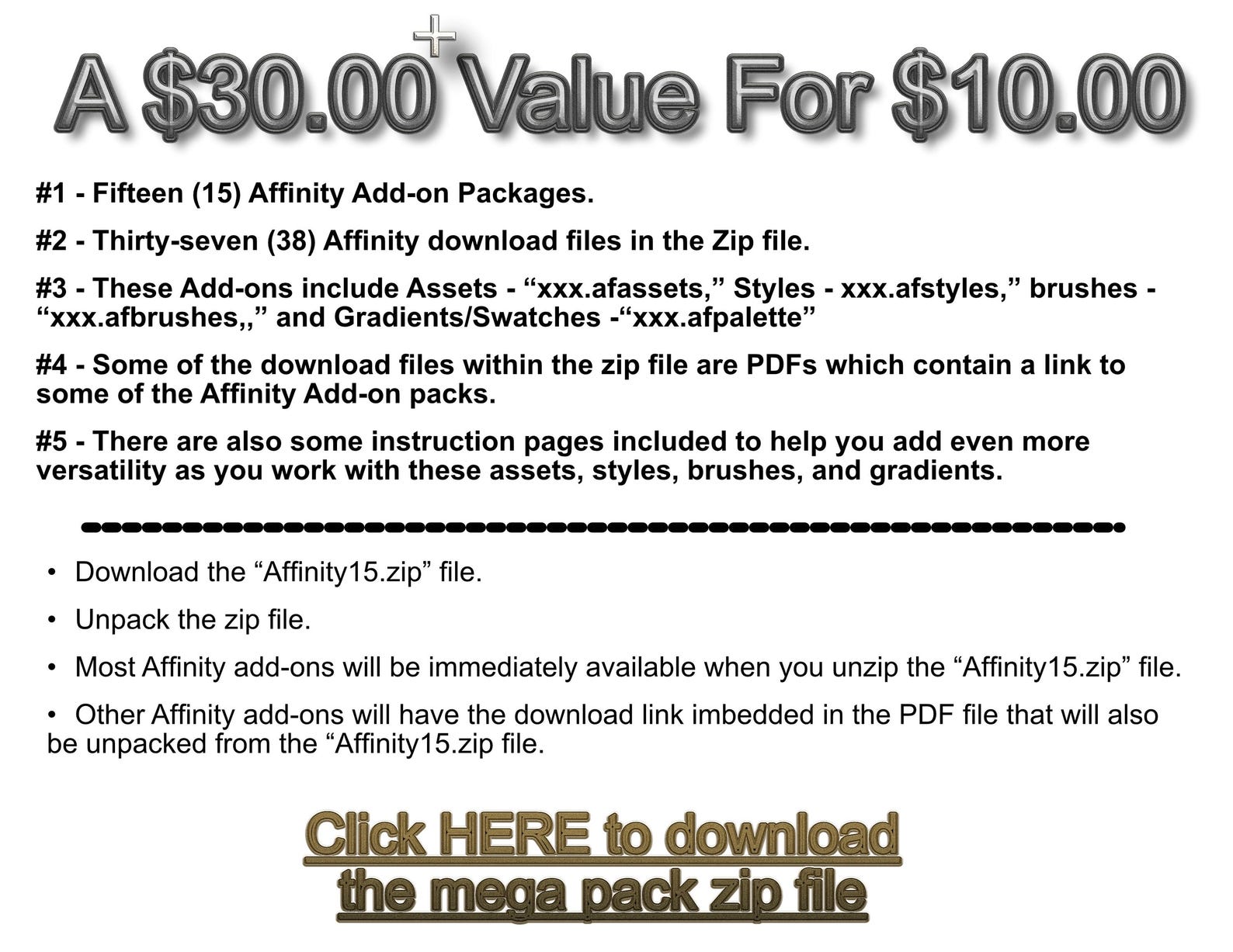 Affinity Mega Pack - Packed With Options! - Etsy