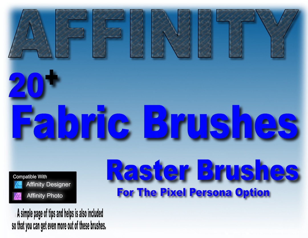 Affinity - Fabric Brushes - Etsy