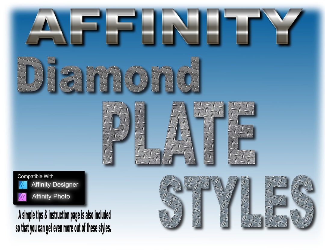 Affinity: Diamond Plate and More - Etsy