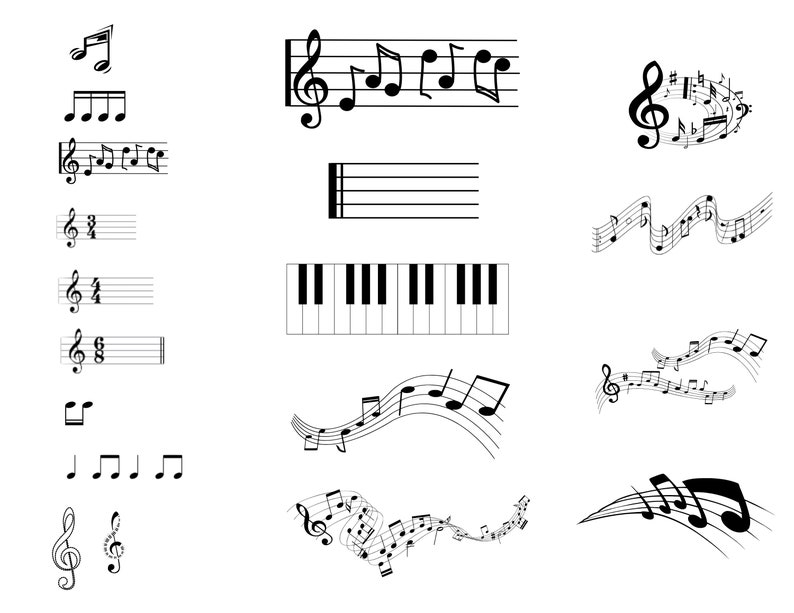 Affinity Styles and Stamp Brushes Musical Notes & Notations - Etsy