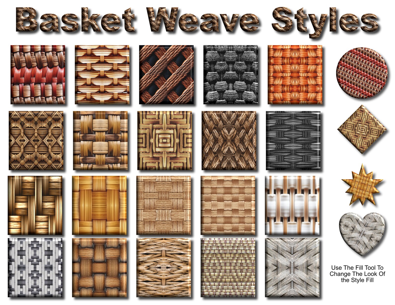 Affinity 20 Basket Weave Styles - Etsy