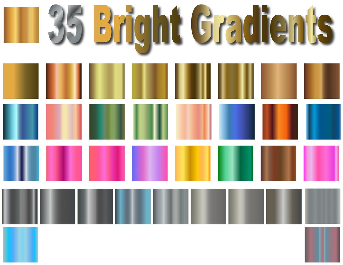 Affinity: Gradients 35 Swatches & Styles - Etsy