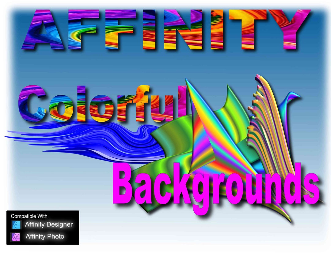 Affinity: Colorful Background Designs - Etsy