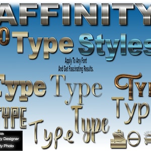 Affinity Serif : 20 Type Styles - Etsy