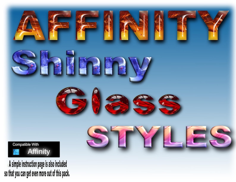 Affinity Styles: Shinny Glass Styles - Etsy