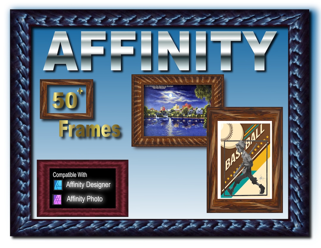 Affinity: 50 Plus Frame Styles - Etsy