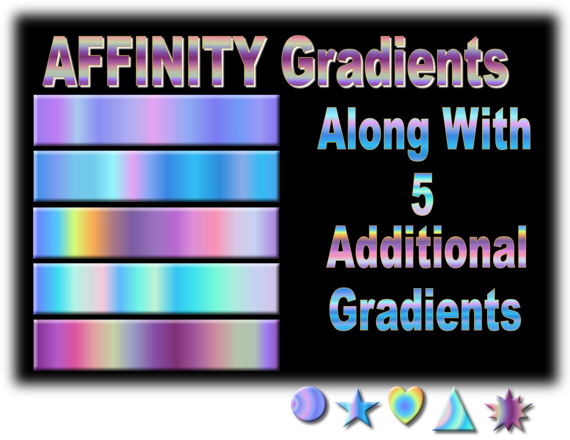 Affinity: Gradient Swatches & Styles - Etsy