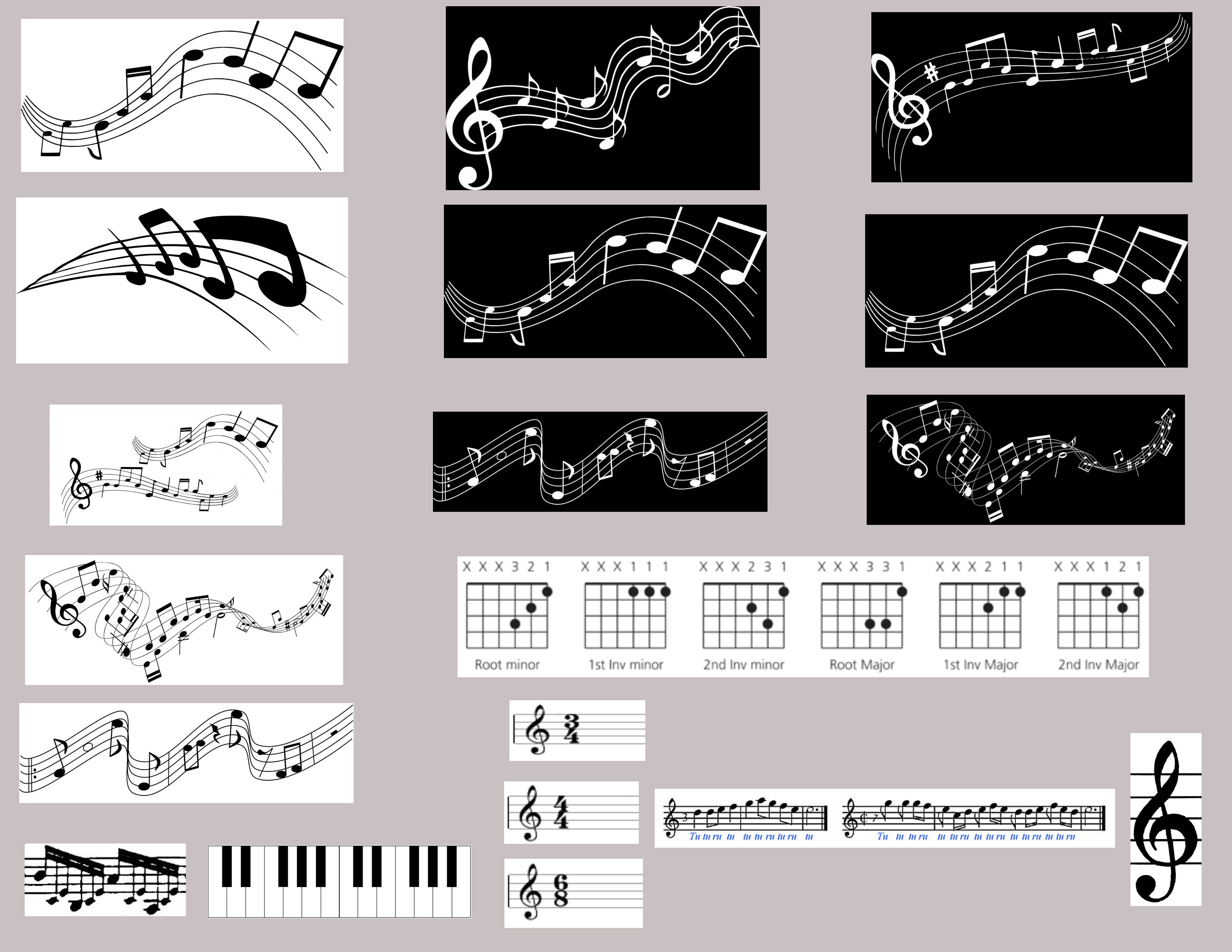 Affinity Styles and Stamp Brushes Musical Notes & Notations - Etsy