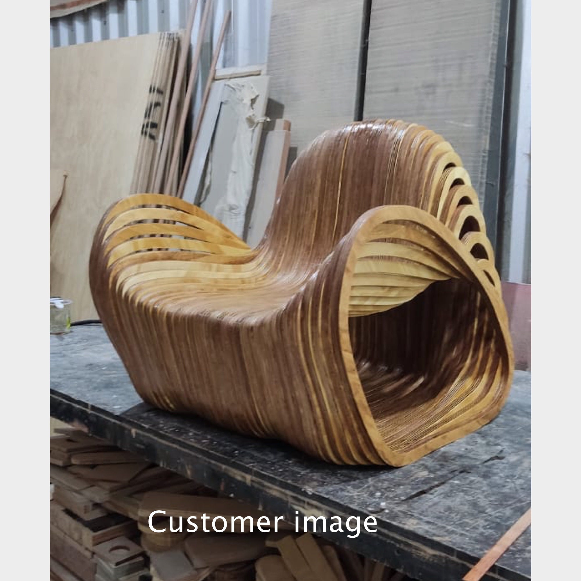 Morph Armchair Router-cut Files CNC Files for Cutting Vector Files .dxf ...