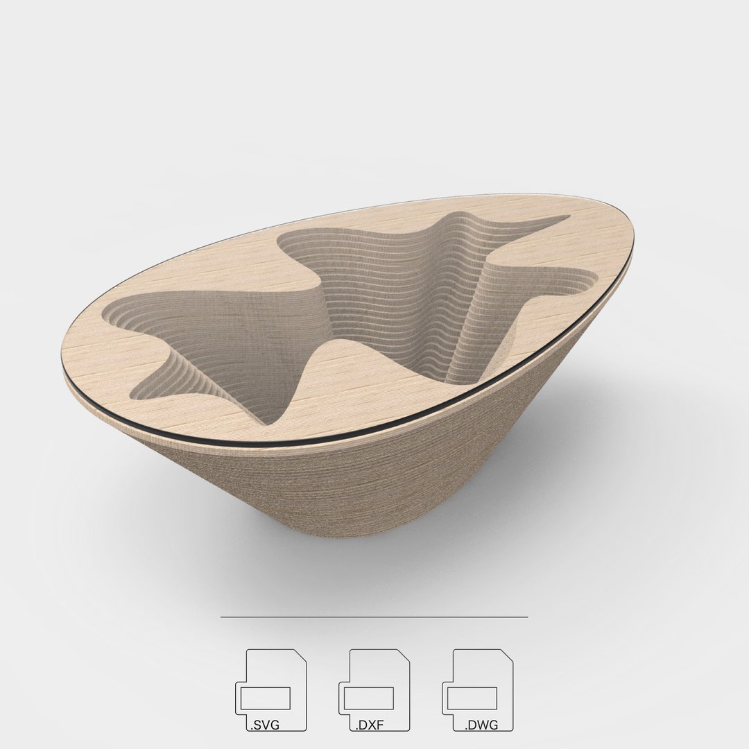 Parametric Table Topo Router-cut Files CNC Files for Cutting Vector Files .dxf .dwg .svg .pdf - Etsy