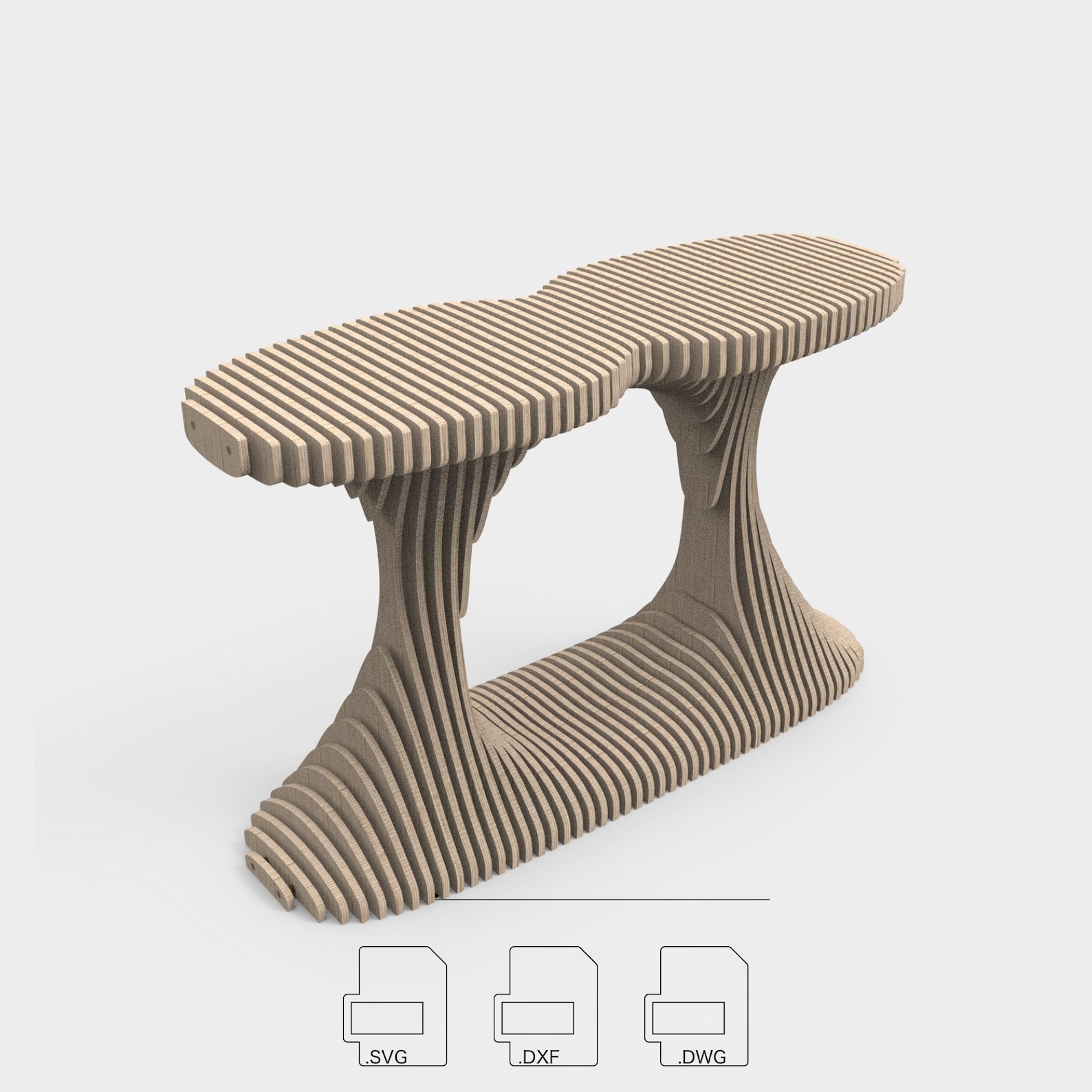 Parametric Console : Omni Router-cut Files CNC Files Vector Files .dxf ...